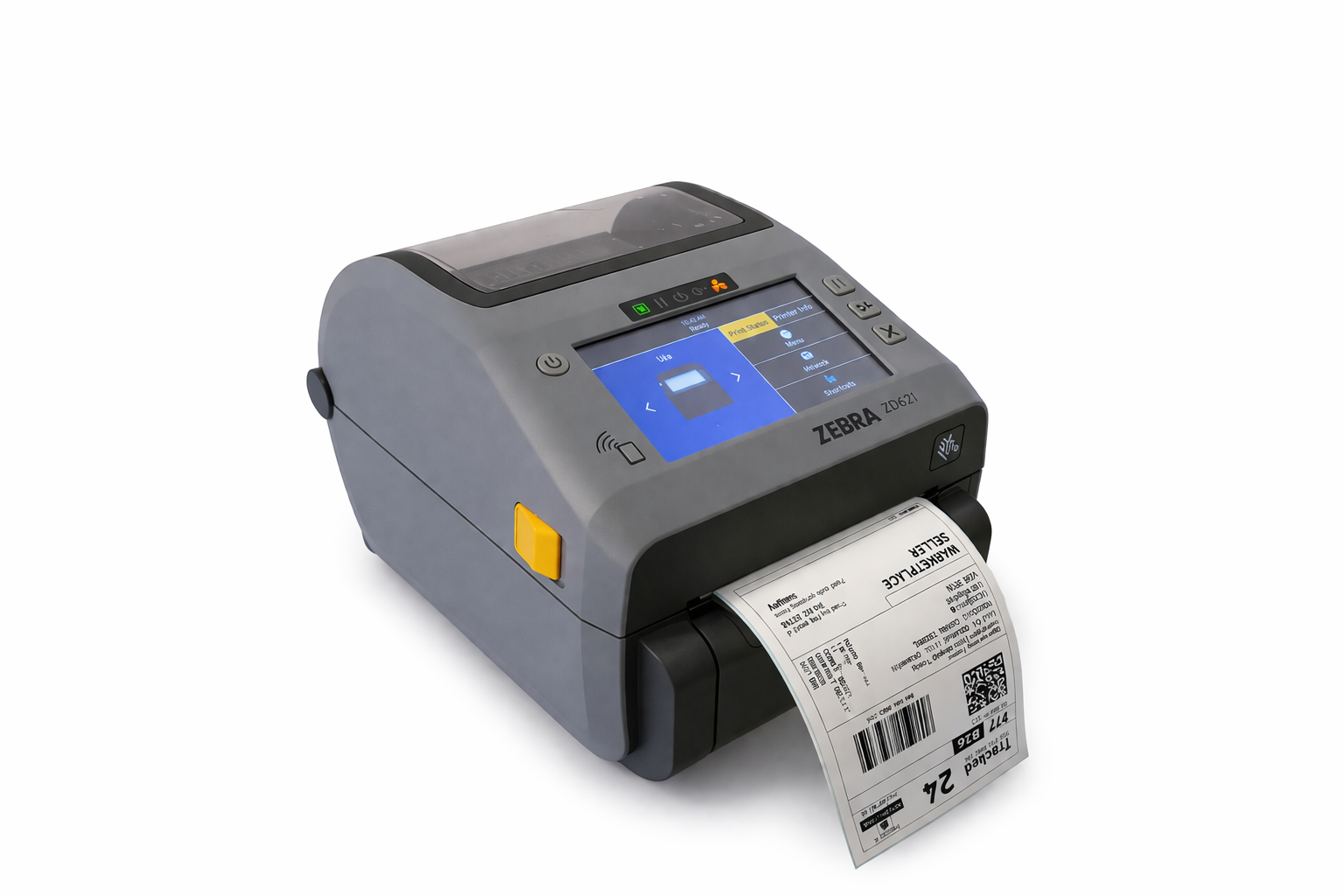 Zebra ZD621 Thermal Label Printer ZD6A142 – D11L01EZ Touchscreen | Blu ...